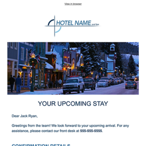 Free Stunning Hotel Email Templates [Updated 2025]
