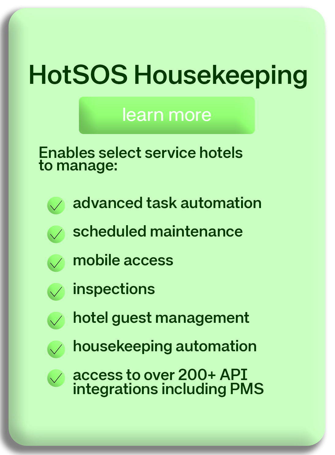 Amadeus Service Optimization Software for Hotels