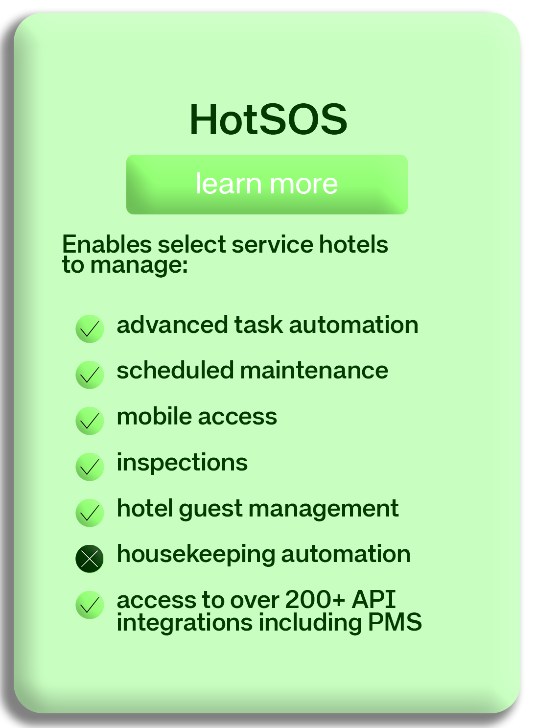 Amadeus Service Optimization Software for Hotels